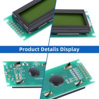 China Russian 1602H 16x2 Character Dot Matrix LCD Module Yellow Green Film 85x30mm for sale
