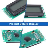 China Russian Gray Film 1602H LCM LCD Module 2x16 Monochrome Display ST7066U 14PIN Dual Row 85x30mm for sale
