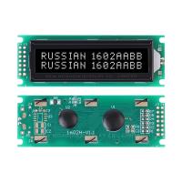 China Russian 1602H BTN Black Film Character LCD Display 85x30mm ST7066U Controller for sale