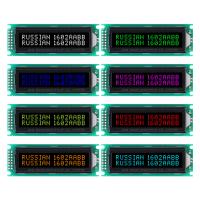 China Russian 1602H BTN Black Film Character LCD Display 85x30mm ST7066U Controller for sale