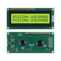 China Russian 1602W 3.3V STN Graphic Dot Matrix LCD Module 80x30mm 16x02 Display for sale