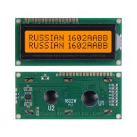 China Russian 1602W 3.3V LCD Character Display Module 80x30mm ST7066U Customizable for sale