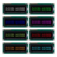 China Russian BTN Black Film 1602Y Serial LCD Module AIP31068 80x30x12mm Character Display for sale