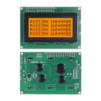 China Russian Gray Film 1604A 3.3V Multi Language Multi Character Library ST7066U Support Customization for sale