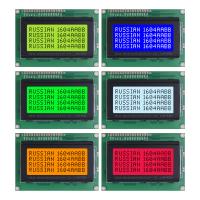 China Russian Gray Film 1604A 3.3V Multi Language Multi Character Library ST7066U Support Customization for sale