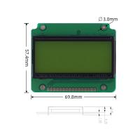 China Russian 1604B 3.6 Inch ST7066U LCD Module 16x04 Character Dot Matrix Display COB for sale