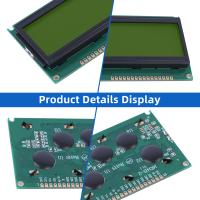 China Russian 1604B-2 16x04 COB Character LCD Module 72x48x9.9mm Yellow Green Display for sale