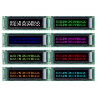 China Russian BTN Black Film 2002A Multi Language Optional ST7066U High Brightness Character Screen for sale