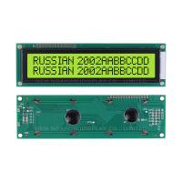 China Russian 2002B COB Character LCD Display Module 186.4x43.25mm ST7066U Controller for sale