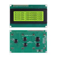 China Russian 2004A 3.3V 20x04 LCD Display Module ST7066U COB Yellow Green Film for sale