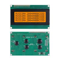 China Russian Gray Film 2004A 3.3V LCD Display Module with LED Backlight 98x60x13.1mm for sale