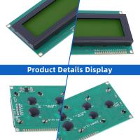 China Russian 2004A 3.3V 20x04 LCD Display Module ST7066U COB Yellow Green Film for sale