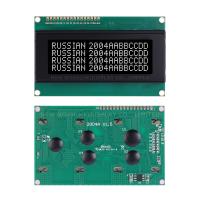 China Russian BTN Black Film 2004A 3.3V LCD Display Module ST7066U LCM Display Module Dot Matrix Screen for sale