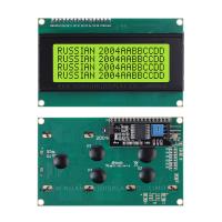 China Russian 2004A IIC Adapter Board LCM Display Module 20x04 Dot Matrix Screen ST7066U 98x60x13.1mm for sale