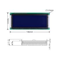 China Russian 2004C-1 20x04 Character LCD Module 146x50mm ST7066U Controller COB Display for sale