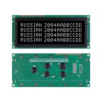 China Russian BTN Black Film 2004C-3 20x4 Character LCD Display Module ST7066U 146x62.5mm for sale