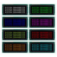 China Russian BTN Black Film 2004C-3 20x4 Character LCD Display Module ST7066U 146x62.5mm for sale