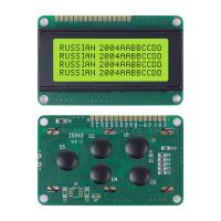 China Russian 2004D 20x4 COB LCD Display Module ST7066U Controller 77x47x11mm Industrial for sale
