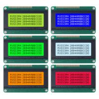 China Russian Blue Film White Letters 2004D Font Screen Interface Module ST7066U Single Row Interface Module for sale