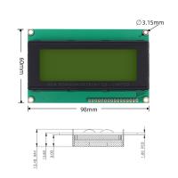 China Russian 2004K ST7066U 20x04 COB LCD Display Module 98x60x13.4mm Wide Angle for sale