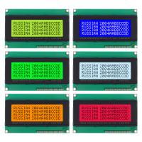 China Russian Gray Film 2004K Character LCD 16PIN Interface Module ST7066U Liquid Crystal Display for sale