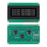 China Russian BTN Black Film 2004K Wide Angle Intelligent Electronic LCD Module Character Display Screen for sale