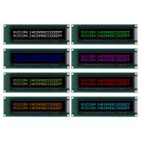 China Russian BTN Black Film 2402A LCD Screen Module Multilingual Module ST7066U LCM Module Module for sale