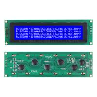 China Russian Blue Film White Letters 4004A2 LED LCD Module 4X40 Interface Module ST7066U Display Screen for sale