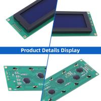 China Russian Blue Film White Letters 4004A2 LED LCD Module 4X40 Interface Module ST7066U Display Screen for sale
