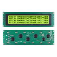 China Russian Yellow Green Film 4004A3 Character LCD Module Interface Module ST7066U LED Backlight for sale