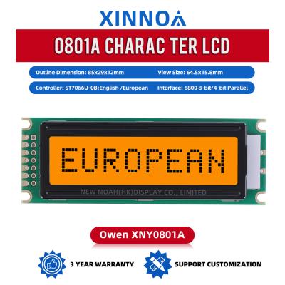 China European 0801A 8x1 Character COB LCD Module 85x29mm ST7066U Controller Customizable for sale