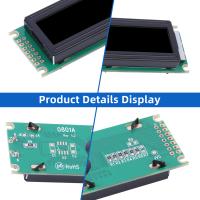 China European DFSTN Black Film 0801A Character LCD Display Module 85x29x12mm Customizable for sale