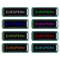 China European DFSTN Black Film 0801A Character LCD Display Module 85x29x12mm Customizable for sale