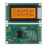 China European 0802B LCD Module 8x2 ST7066 Controller 58x31.87x13.5mm COB for sale