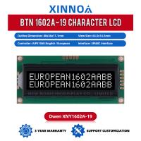 China European 1602A-19 16x2 Character LCD Module 80x36mm I2C Serial Port Black Film for sale