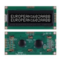 China European 1602A-19 16x2 Character LCD Module 80x36mm I2C Serial Port Black Film for sale