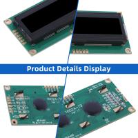 China European 1602A-19 16x2 Character LCD Module 80x36mm I2C Serial Port Black Film for sale