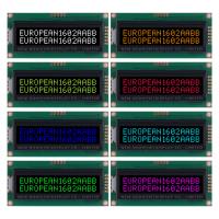 China European 1602A-19 16x2 Character LCD Module 80x36mm I2C Serial Port Black Film for sale