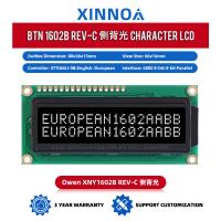 China European 1602B REV.C Side Backlight Character LCD Module 80x36mm COB ST7066U for sale