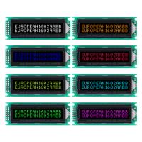 China European 1602H Character LCD Screen 16x2 ST7066U Controller 85x30mm COB Black Film for sale