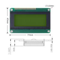 China European 2004D 20x4 Character LCD Display Module ST7066U 77x47x11mm COB for sale