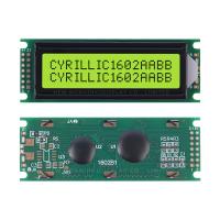China Cyrillic 1602B1 16x2 LCD Display Module ST7066U Controller 85x30x12.8mm Industrial for sale