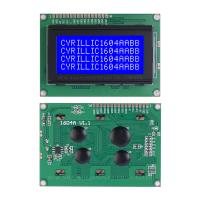 China Cyrillic 1604A 3.3V Industrial LCM LCD Display Module 87x60x13mm COB ST7066U for sale
