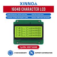 China Cyrillic 1604B Character Dot Matrix LCD Module 3.6 Inch ST7066U Controller 69.8x57.4mm for sale