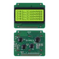 China Cyrillic 1604B Character Dot Matrix LCD Module 3.6 Inch ST7066U Controller 69.8x57.4mm for sale