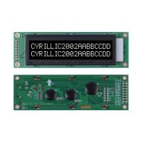 China Cyrillic BTN Black Film 2002A Multi Language Optional ST7066U High Brightness Character Screen for sale