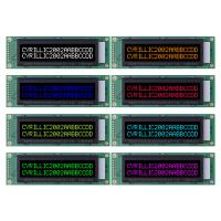 China Cyrillic BTN Black Film 2002A Multi Language Optional ST7066U High Brightness Character Screen for sale