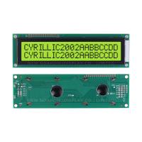 China Cyrillic 2002B Character LCD Module ST7066U 20x2 Display 186.4x43.25mm COB for sale