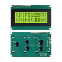 China Cyrillic 2004A 20x4 Character LCD Module with LED Backlight COB ST7066U 98x60x13.1mm for sale