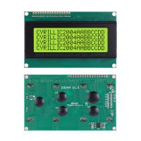 China Cyrillic 2004A 3.3V LCD Display Module 20x4 Characters ST7066U Controller COB 98x60mm for sale